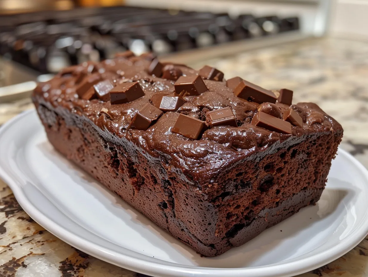 Easy Hot Fudge Brownie Bread: 10 Amazing Minutes!